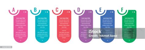 기하학적 인포그래픽 템플릿입니다 잡지 인터넷 연례 보고서 정보 템플릿 과학 교육 비즈니스를 위한 인포그래픽 템플릿입니다 Six Steps 인포그래픽 템플릿 6에 대한 스톡