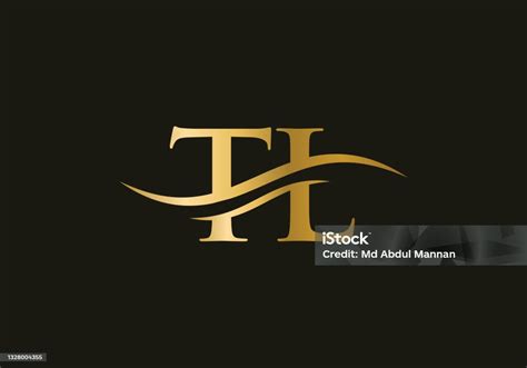 초기 Tl 문자 링크 로고 벡터 템플릿 Swoosh 편지 Tl 로고 디자인 Tl 로고 디자인 벡터 로고에 대한 스톡 벡터 아트