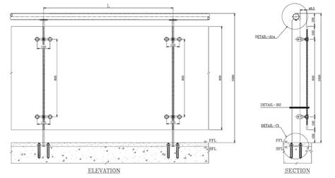 Frameless Glass Balustrade Stair Railing Glass Balcony