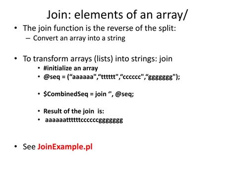 ppt string var arrays array conversion and substring extraction powerpoint