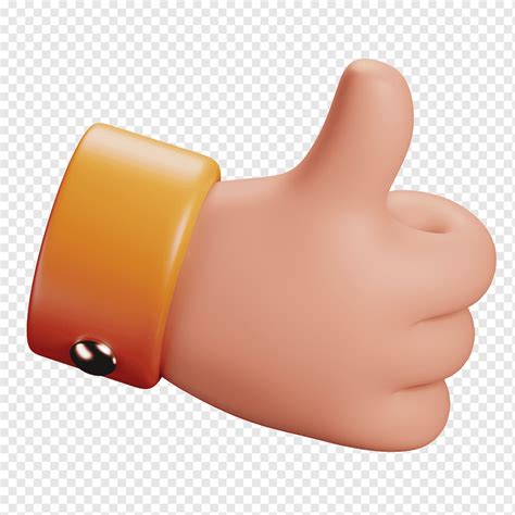 большой палец вверх 3d значок Png Pngwing