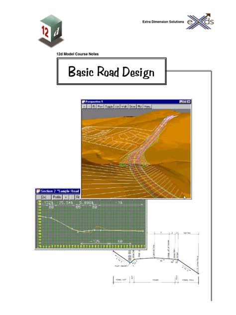 12d Model Course Notes Basic Road Design Pdf Pdf Geometry Teaching Mathematics