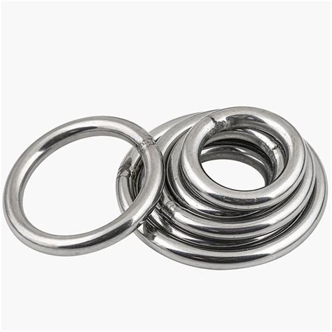 304 Stainless Steel Heavy Duty Welded Round Rings M3 M4 M5 M6 M8 M10