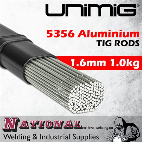 5356 Aluminium Tig Welding Rods 16mm 10kg Unimig At5356 16 1kg
