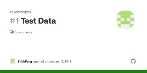 Test Data Issue Zaycev Vrptw Github