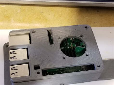 free stl file anet a8 raspberry pi 3 b and b plus rear display mount