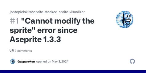 Cannot Modify The Sprite Error Since Aseprite 133 · Issue 1