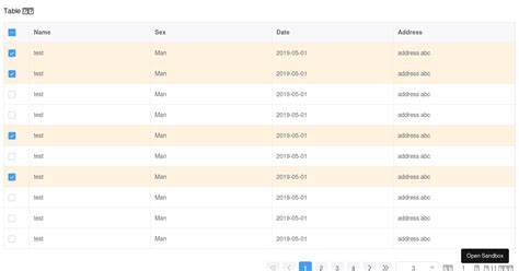 vxe table 3 x vue 2 6 问题演示 forked Codesandbox