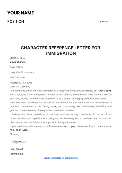 Free School Letter For Visa Application Template To Edit Online