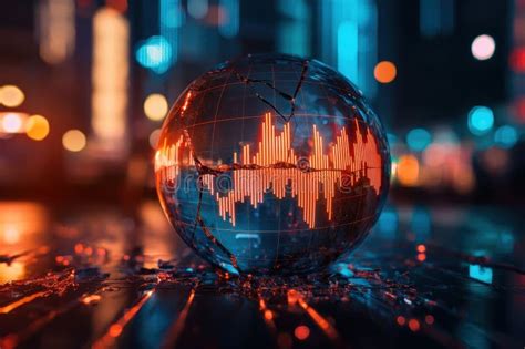 Data Visualization Of Global Market Trends Infographic Meets Urban