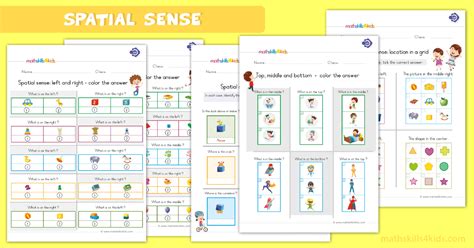 Colorin Pages 101 Spatial Relations Activities For Kindergarten Free 23 Spatial Relationships