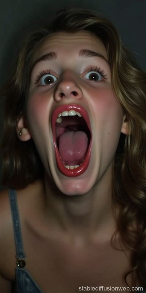 Sticking Out Tongue In Arousal Stable Diffusion Online