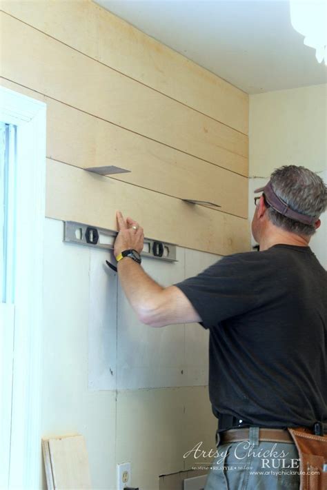 Cheap And Easy Diy Shiplap Wall Artofit