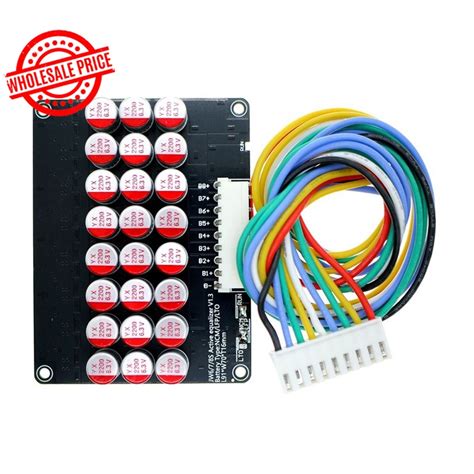 1pc 8s Balance Li Ion Lifepo4 Lto Lithium Battery Active Equalizer Balancer Board Capacitor Bms