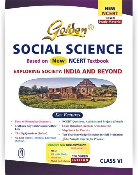 Golden Reference Book Social Science For Class 6 Based On New Ncert