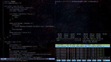 Javascript Async Parallel Multithreading Tien La