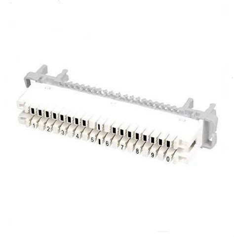 PVC Krone Module 10 Pair Krone Disconnection Module Telephone Krone Module At 100 Piece In New