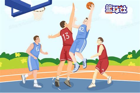篮球社团招新插画图片素材下载 psd格式 熊猫办公