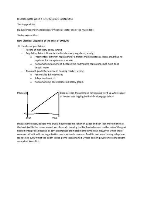 Lecture Note Week 4 Intermediate Economics Lecture Note Week 4 Intermediate Economics Starting