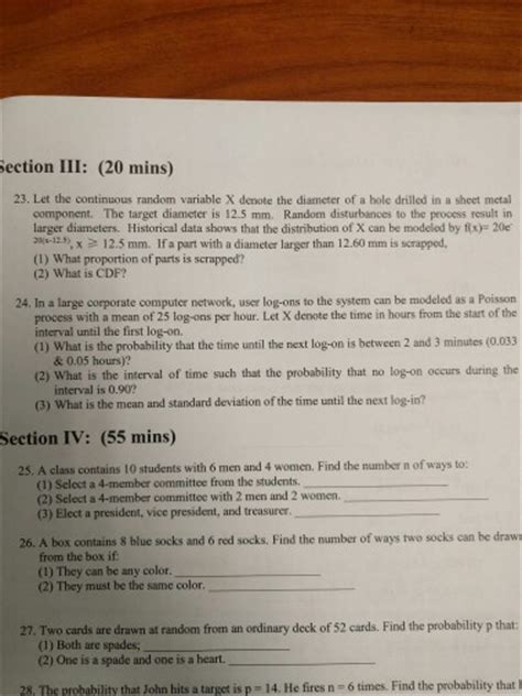 Solved Let The Continuous Random Variable X Denote The