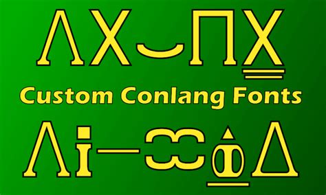 Create A Custom Conlang Font By Cmrntolbert Fiverr