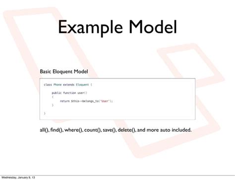 Intro To Laravel Php Framework Ppt