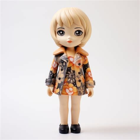 Premium Ai Image Emma A Floral Doll In Animeinspired Style