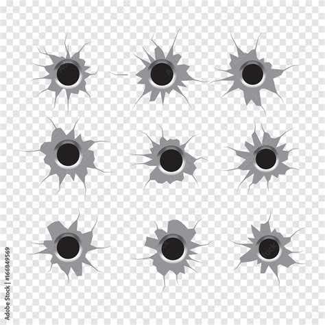 Bullet Hole Vector
