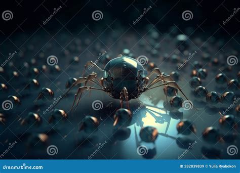 Nano Bot Generate Ai Stock Illustration Illustration Of Education 282839839