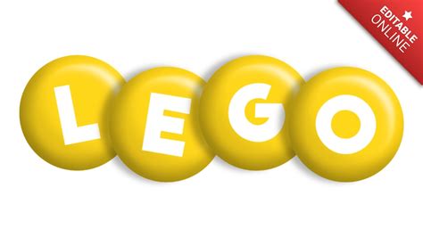 Lego Style On Yellow Candy Text Effect Generator