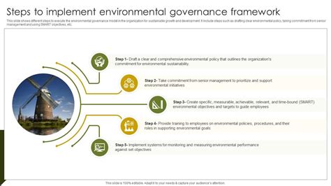 Steps To Implement Environmental Implementing Project Governance Framework For Quality Pm Ss Ppt