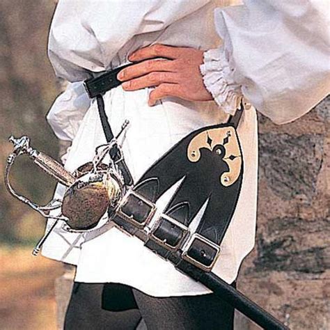 Three Forked Belt For Rapiers And Swords