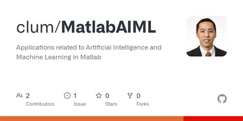 GitHub Clum MatlabAIML Applications Related To Artificial Intelligence And Machine Learning