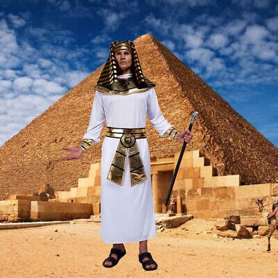 Egyptian Pharaoh Costumes For Men Halloween Cosplay Ancient Egytian