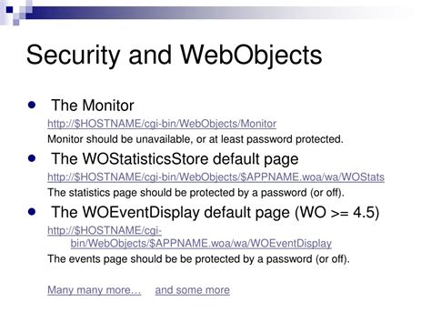 PPT Security Of Web Technologies WebObjects PowerPoint Presentation