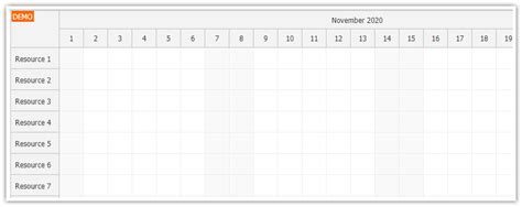 Using Javascripthtml5 Scheduler In Spring Boot Java Daypilot Code
