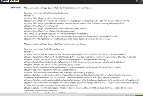 System Out Of Memory Exception With Kentico Custom Repeater Stack Overflow