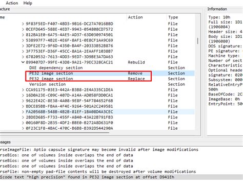 Guide Usage Of Amis Aptiov Uefi Editor Fpt Flash Method Bios Modding Guides And Problems