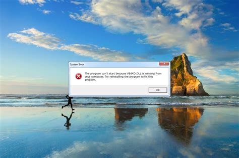 Vb6ko Dll Could Not Be Found How To Fix