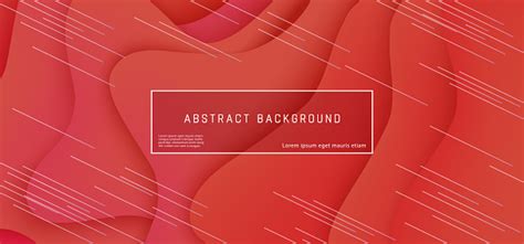 기하학적 액체 물결 모양 조성 물 밝은 빨간색 그라데이션 계층화 된 배경 3차원 형태에 대한 스톡 벡터 아트 및 기타 이미지 3차원 형태 가리기 개념 Istock