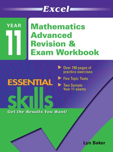 Excel Essential Skills Year 11 Mathematics Standard Revision And Exam Workbook Pascal Press