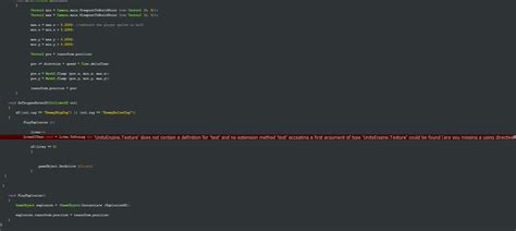 Code Error In Unity2d Unity Engine Unity Discussions