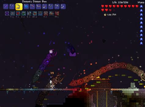 First Expert Mode Eater Of Worlds Battle Rterraria