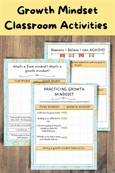 Growth Mindset Activities Bundle Lesson Worksheets And Task Cards