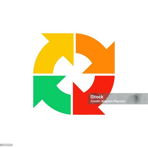 컬러 서클 벡터 화살표 화살표 픽토그램 새로 고침 재장전 회전 검사 보기에 대한 스톡 벡터 아트 및 기타 이미지 검사 보기 공연 설계도 Istock