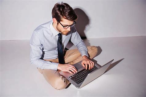 Flat 3d Isometric Businessman As A Programmer Working On Laptop To Coding Software Development