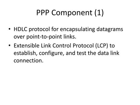 Ppt Ppp Point To Point Protocol Powerpoint Presentation Free