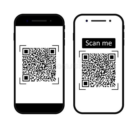 Qr Code In Phone For Scan Payment Mobile Scanner With Reader Of Qrcodes Barcode In Smartphone