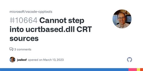 Cannot Step Into Ucrtbaseddll Crt Sources · Issue 10664 · Microsoftvscode Cpptools · Github