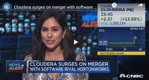 Fusion Cloudera Hortonworks Et Futur Dhadoop Data Transition Numérique